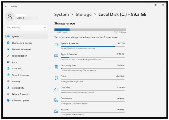 Скільки займає місця на комп'ютері Windows 11 – Програми | iTechua