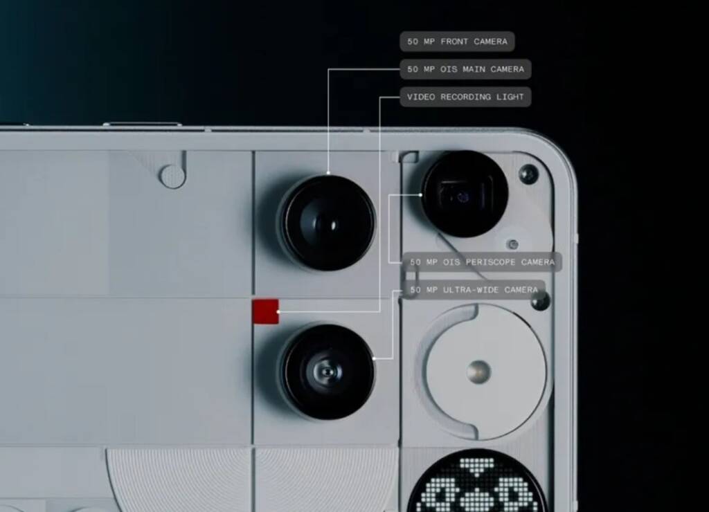 Представлено Nothing Phone (3): прозорий дизайн, Glyph Matrix і Snapdragon 8s Gen 4 – Смартфони ...